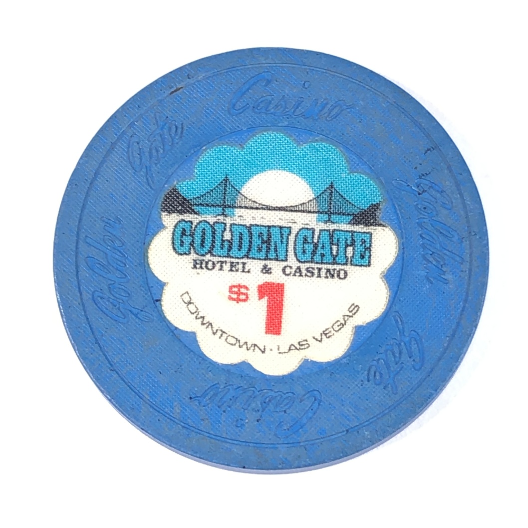 Golden Gate Hotel & Casino; Las Vegas, NV $1 Game Token | Property Room