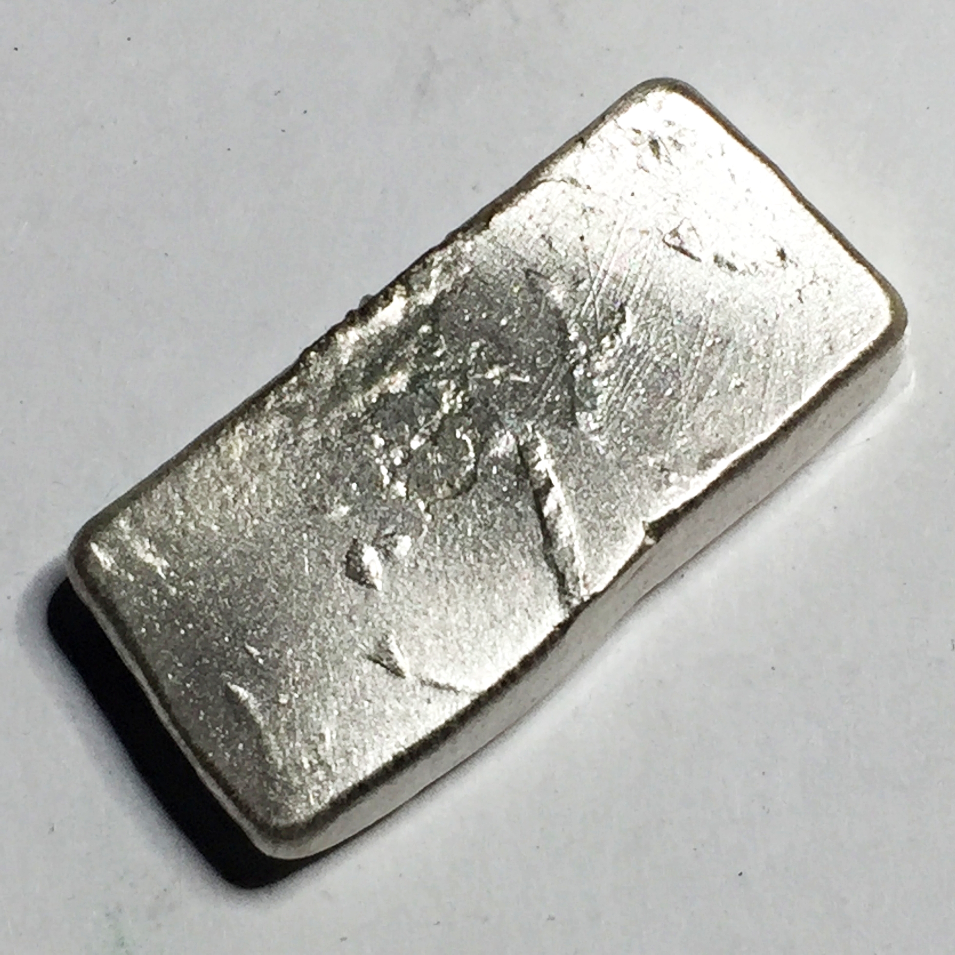 Hand-poured 1 Troy Ounce .999 Silver Bar*Marijuana Leaf | Property Room
