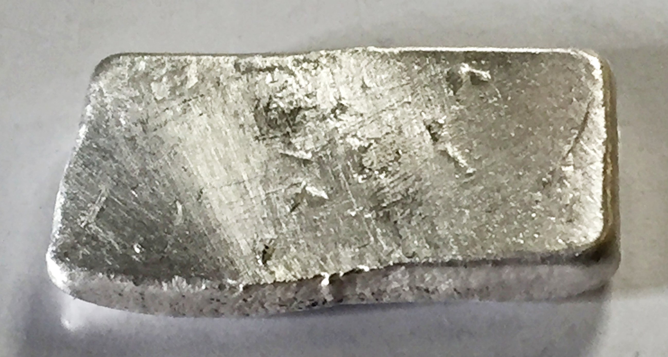 Hand-poured One Troy Ounce .999 Silver Bar*Marijuana Leaf | Property Room