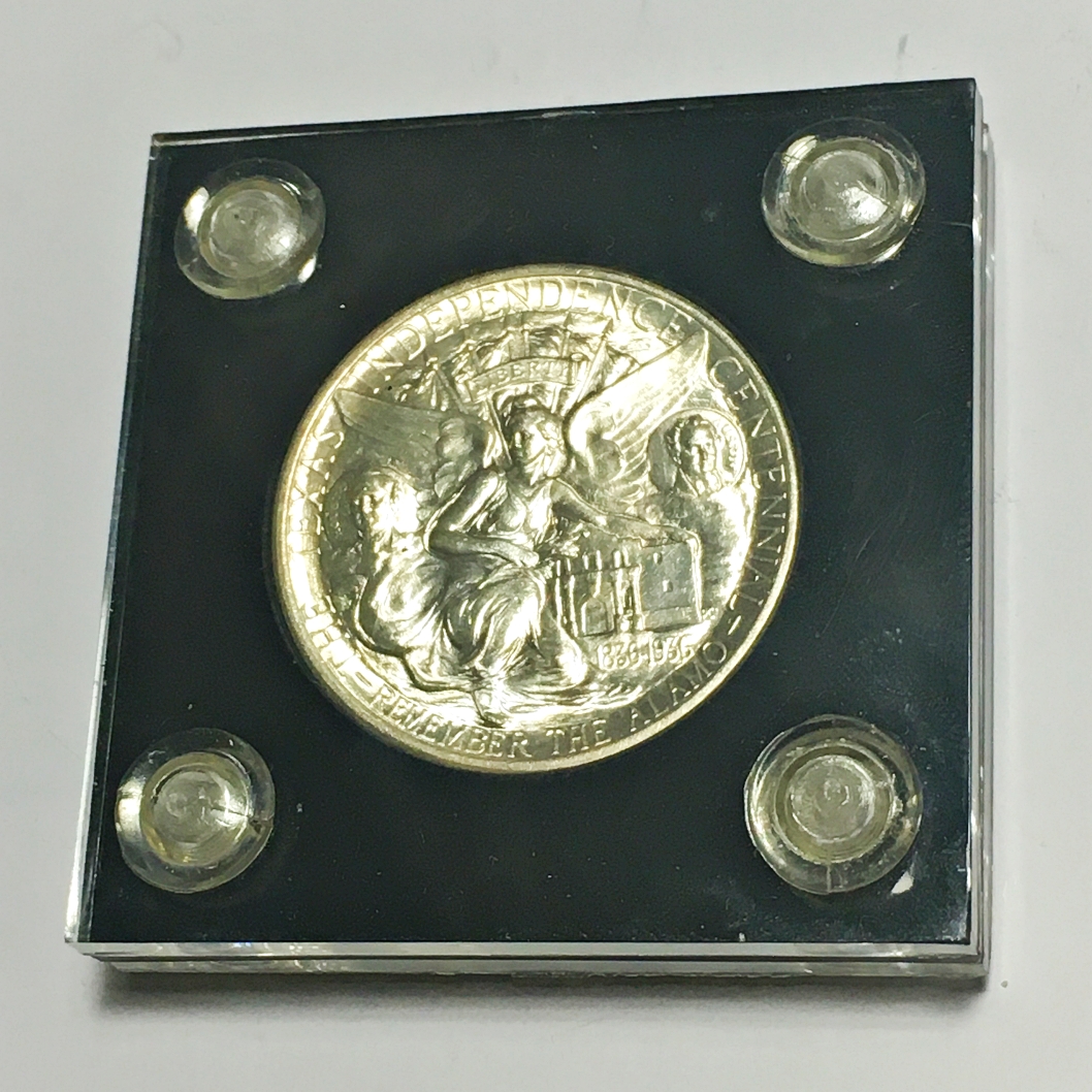 HIGH GRADE 1934 Texas Independence Centennial Silver Commemorative Half ...