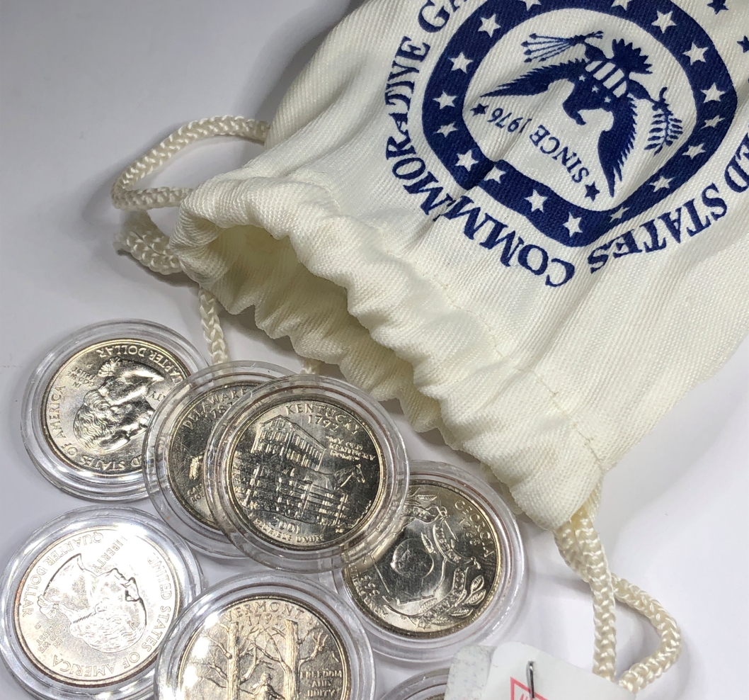 High Grade Uncirculated State Quarters (10) in Mint State Condition ...