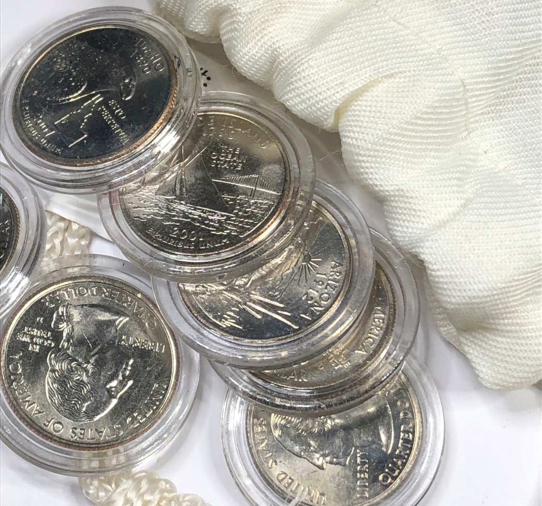 High Grade Uncirculated State Quarters (10) in Mint State Condition ...