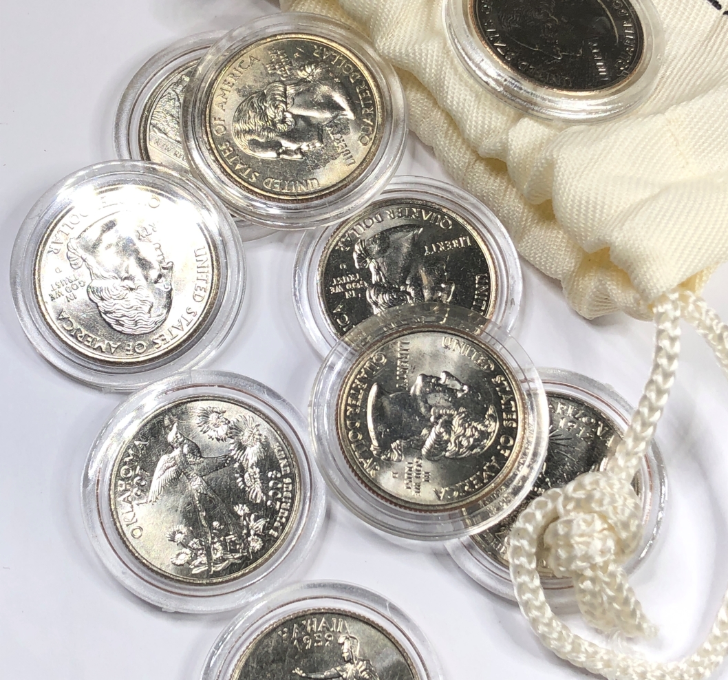 High Grade Uncirculated State Quarters (10) in Mint State Condition ...