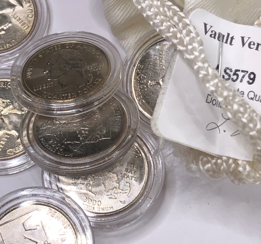 High Grade Uncirculated State Quarters (10) in Mint State Condition ...