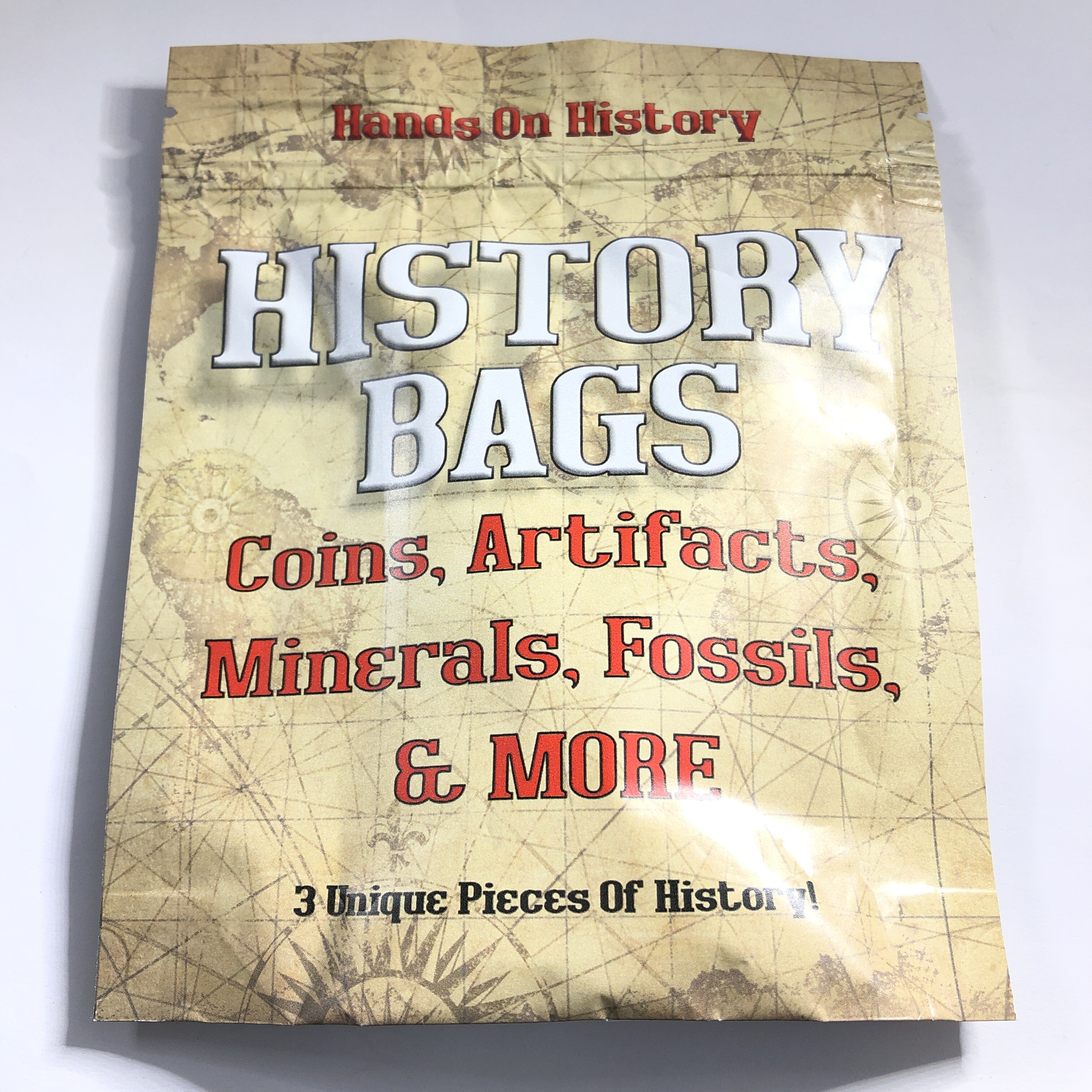 History Bags contain At Least 3 Unique Pieces- Coins Fossils Minerals ...