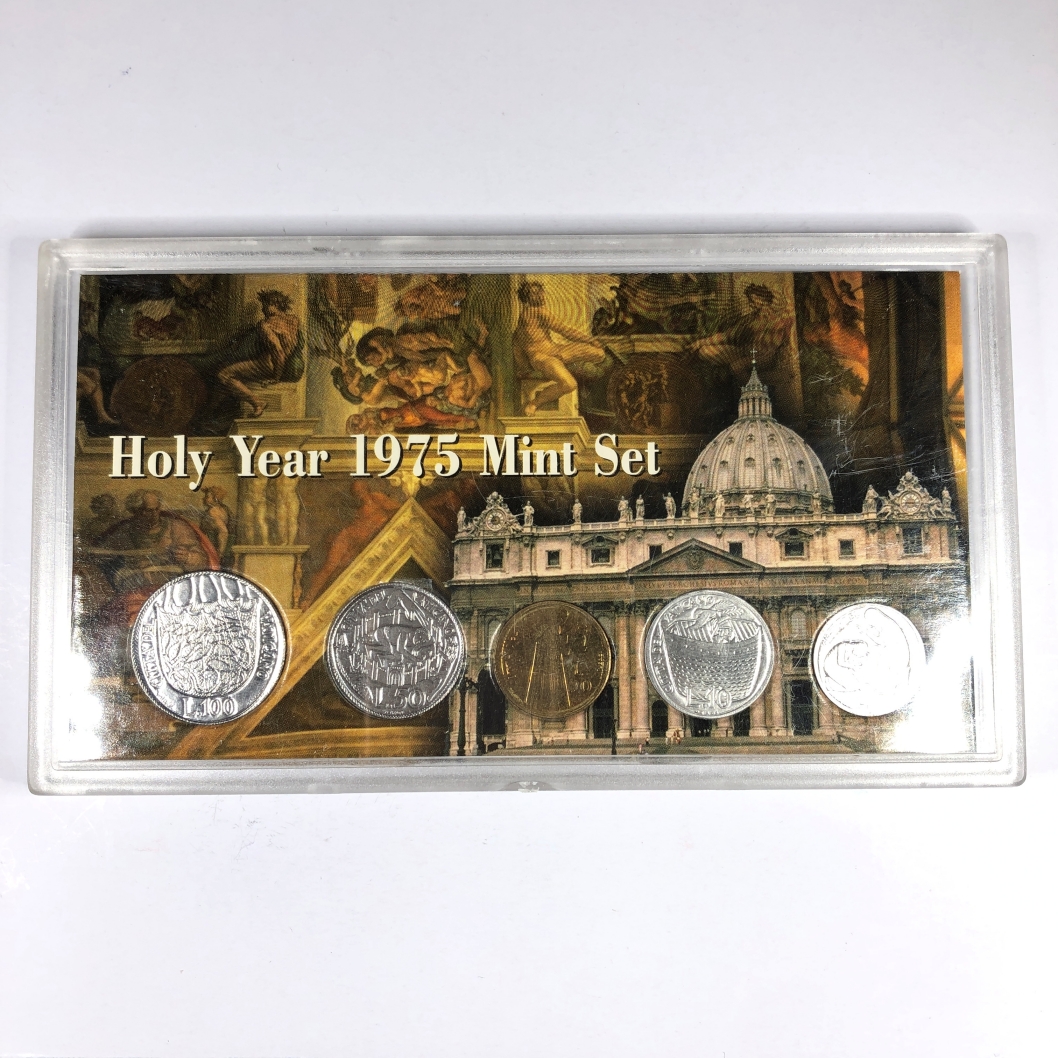 Holy Year 1975 Mint Set*These Coins Were Minted in Very Limited Edition ...
