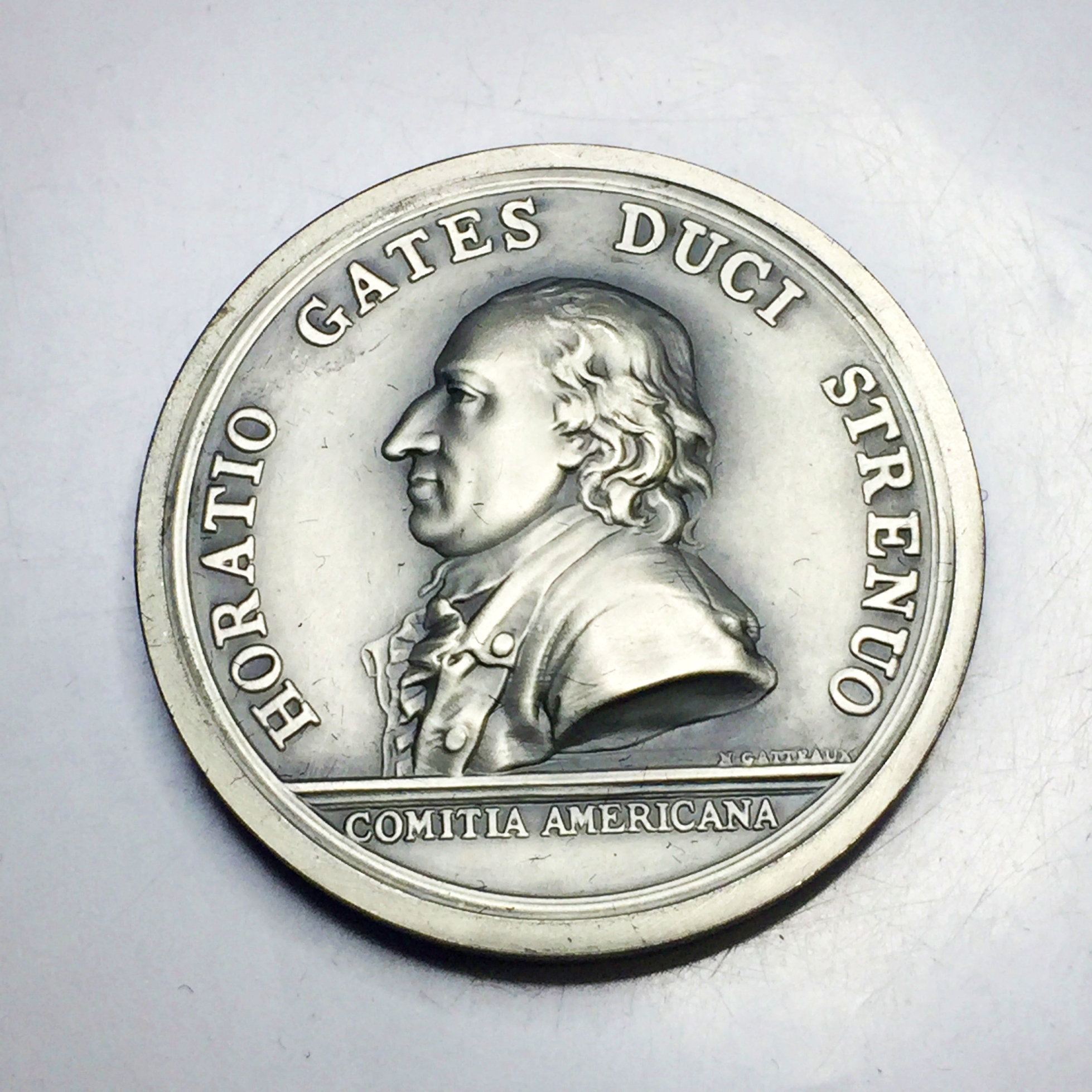 Horatio Gates*America's First Medals*Uncirculated Pewter | Property Room
