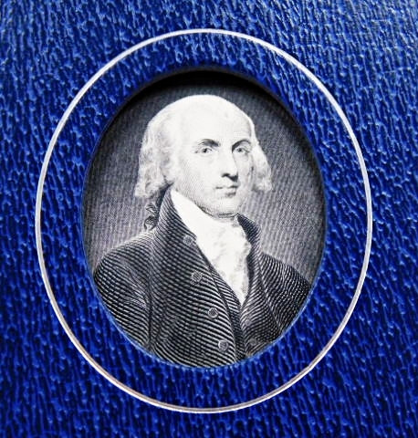 James Madison Presidential Proof Dollar Coin and Historical Signature ...