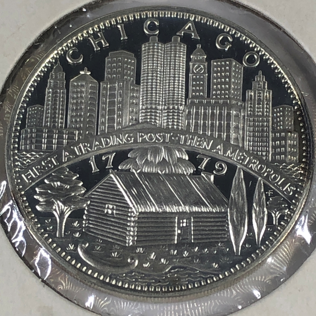 Jean-Baptiste Pointe Du Sable Sterling Silver Proof Medallion*1.5 ...