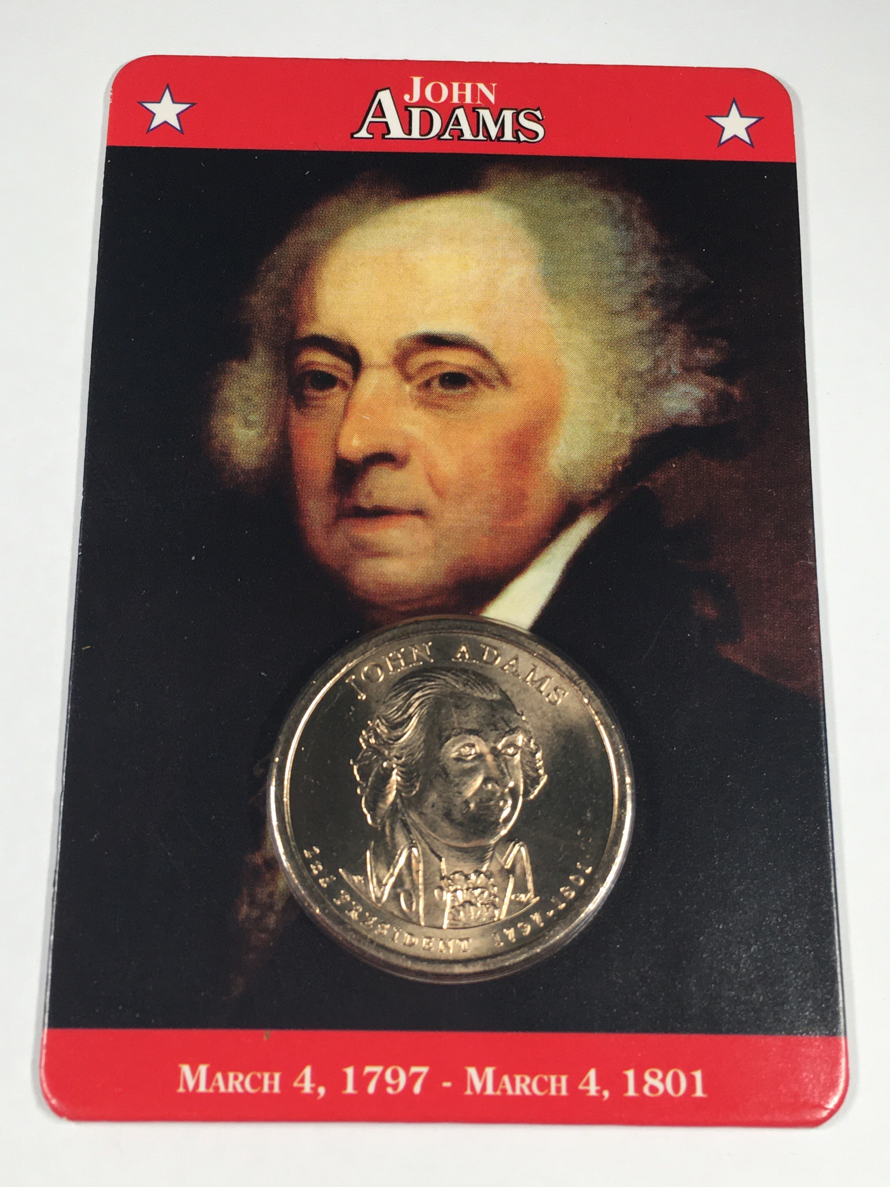 John Adams Presidential Commemorative Dollar*Brilliant Uncirculated ...