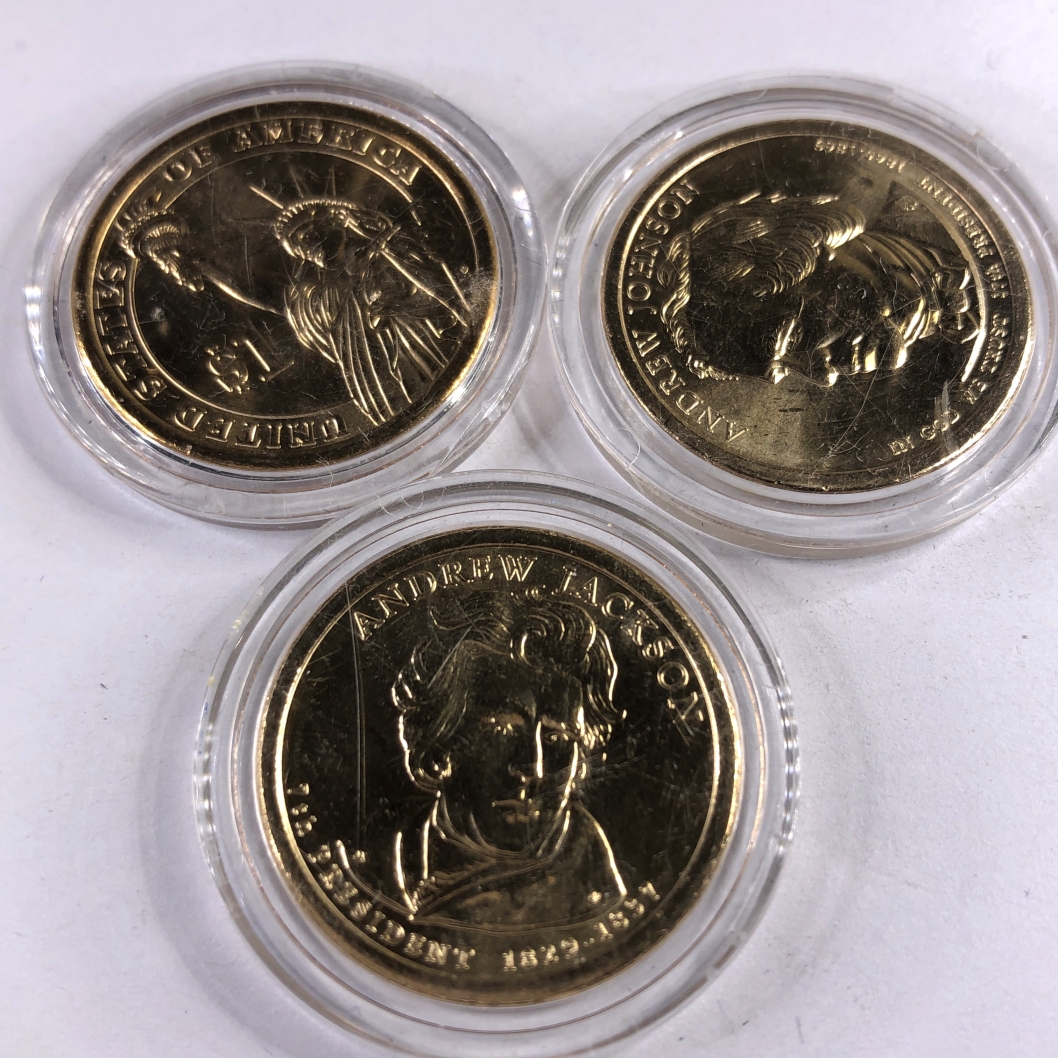 John Quincy Adams, Andrew Jackson and Andrew Johnson Presidential ...