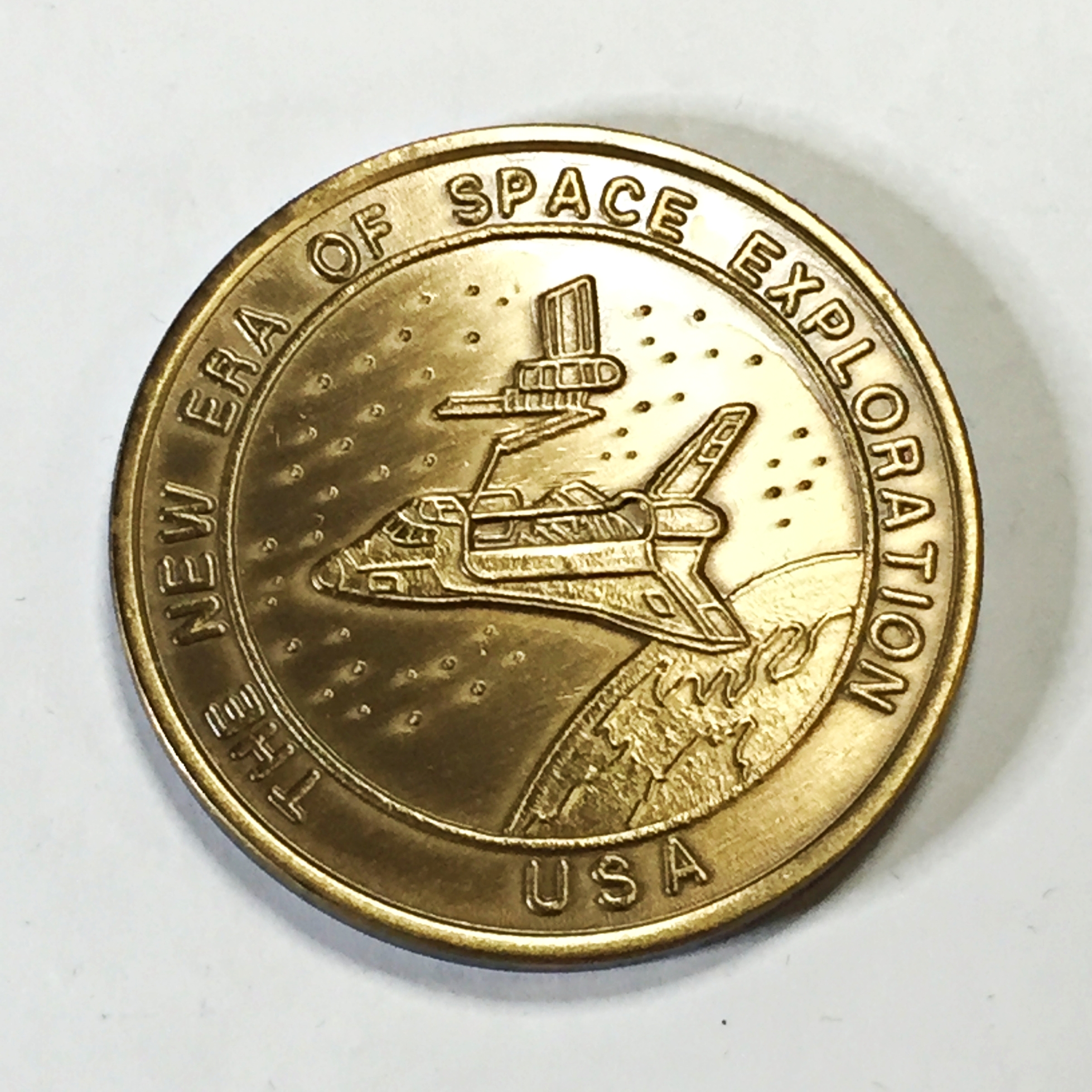 June 18, 1983 Bronze Medallion Commemorating the Challenger Space ...