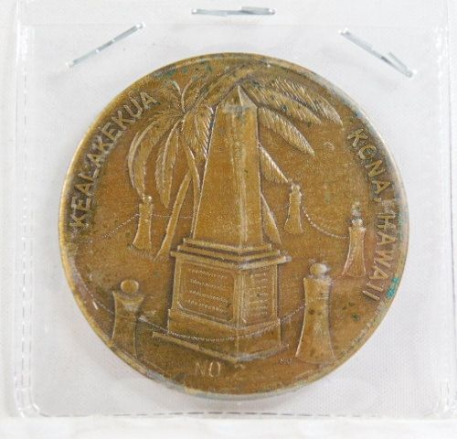 Kealakekua* Kona, Hawaii*Bronze Medallion Commemorating Captain James ...