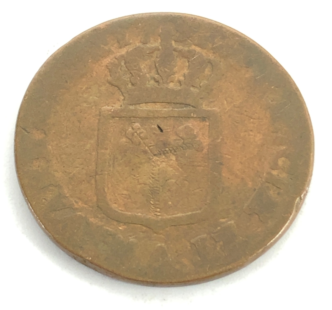 King Louis XVI 1791 half-ground, Head of the King on the left, his hair ...