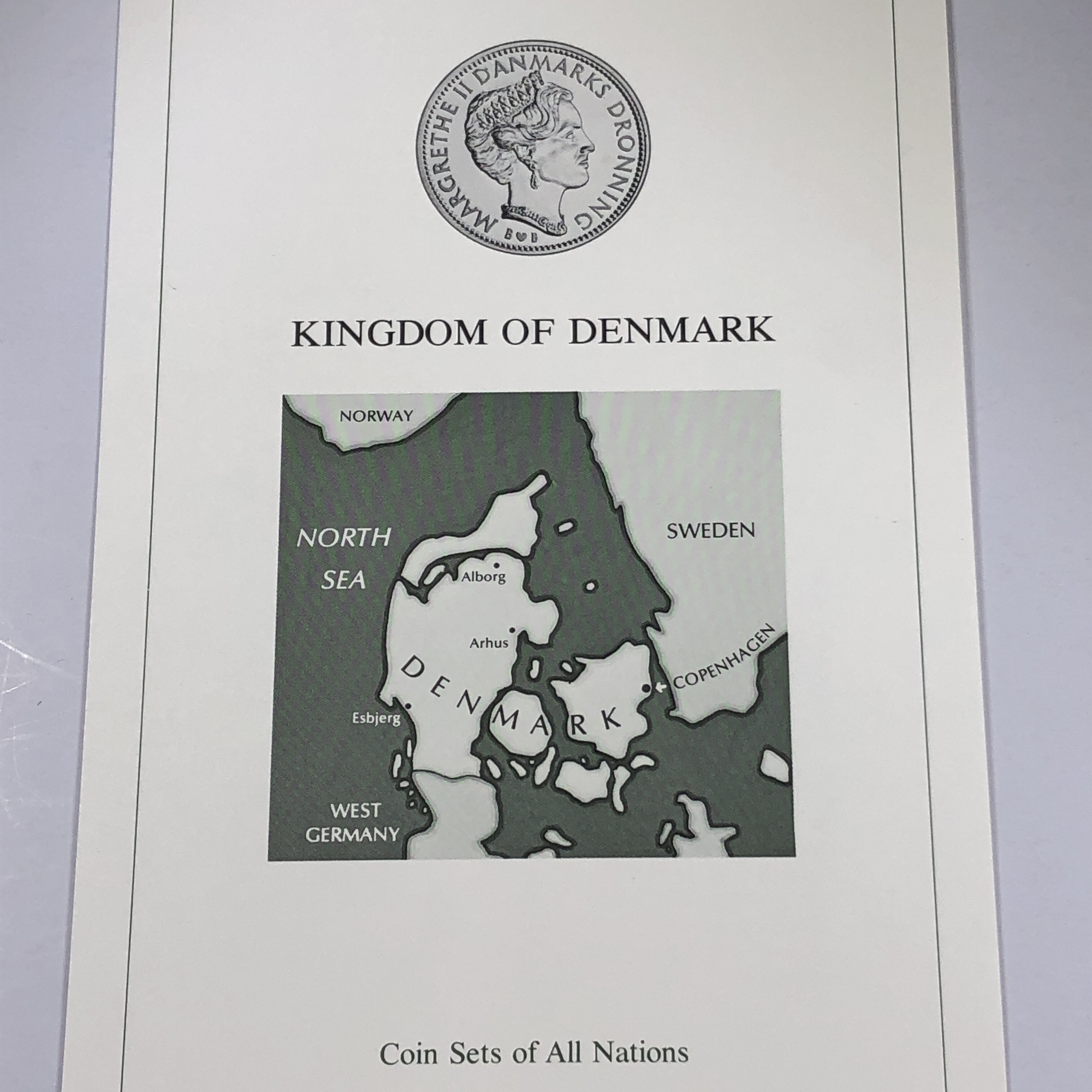 Kingdom of Denmark*Coin Sets of All Nations Series*8" x 12" Story Board ...