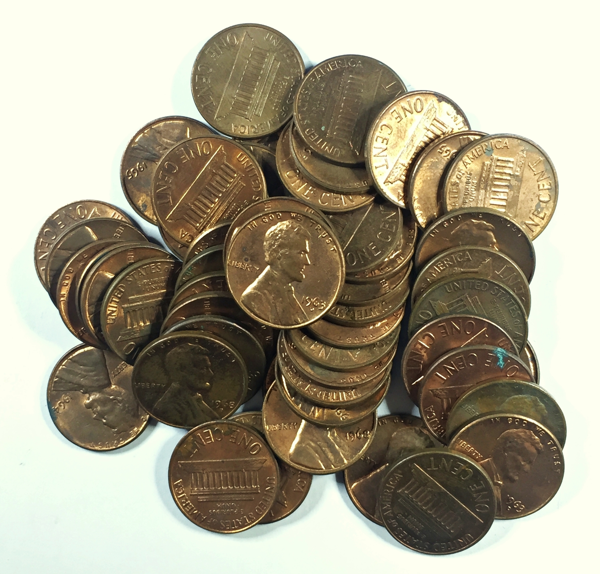 Large Lot of 1960's Copper Pennies*High Grade Coins | Property Room