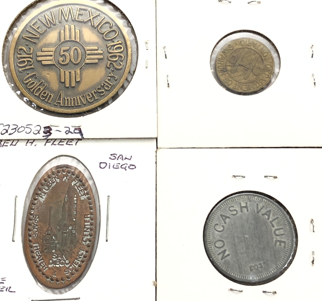 Large Lot of Exonumia, Token Medals Coins and More- You get Everything ...