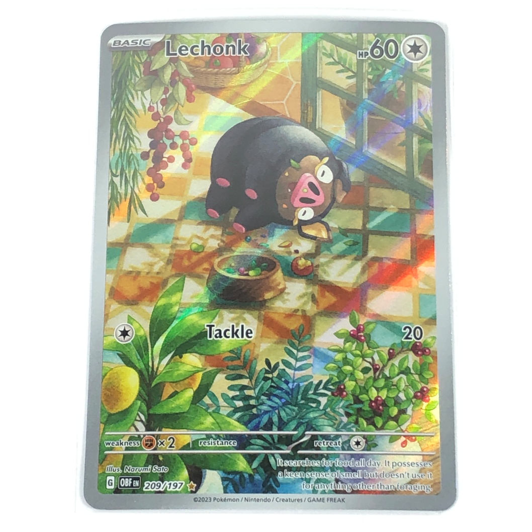 Lechonk Tackle Ability POKEMON Trading Card Game | Property Room