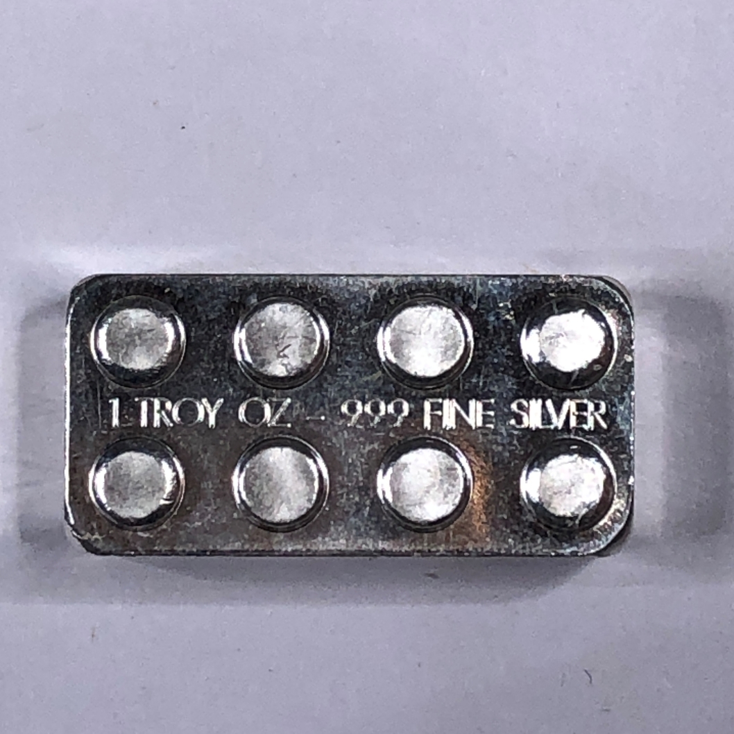 Lego Design 1 Troy oz .999 Fine Silver Bar*Stackable | Property Room