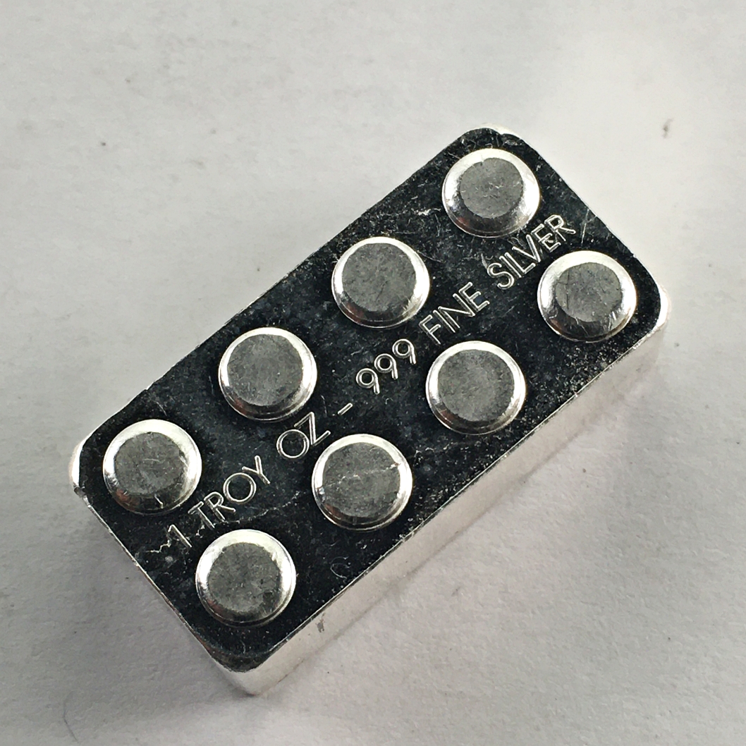 Lego Design 1 Troy oz .999 Fine Silver Bar*Stackable | Property Room