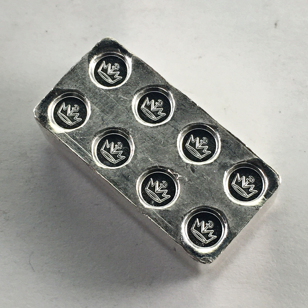 Lego Design 1 Troy oz .999 Fine Silver Bar*Stackable | Property Room