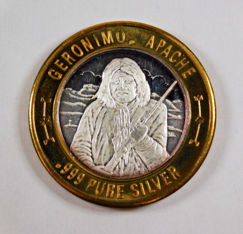 Limited Native American Series*.999 Pure Silver*Geronimo, Apache | Property Room