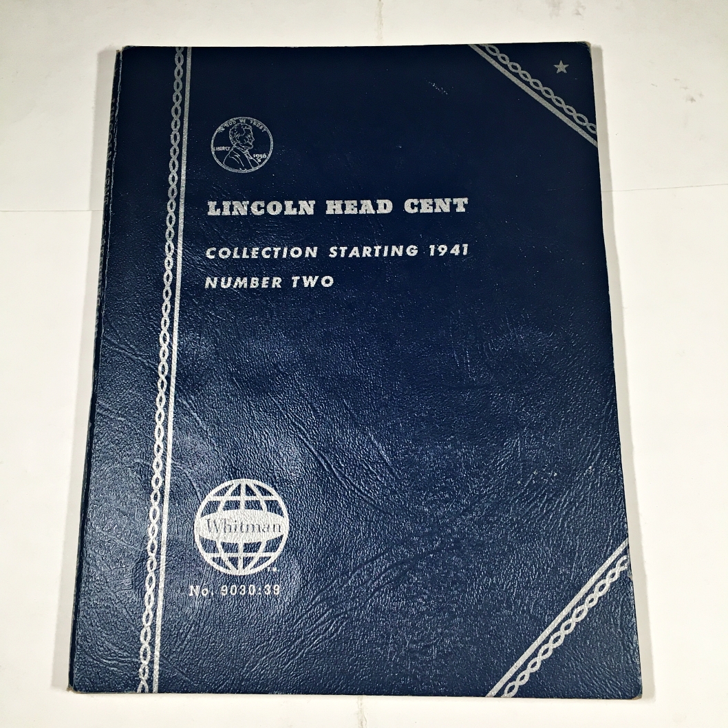 Lincoln Head Cents Collector's Album Starting 1941*Includes 72 Wheat ...