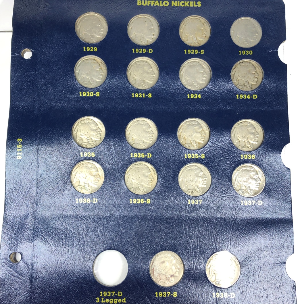 Lot of 18 Buffalo Nickels*1929-1938 | Property Room