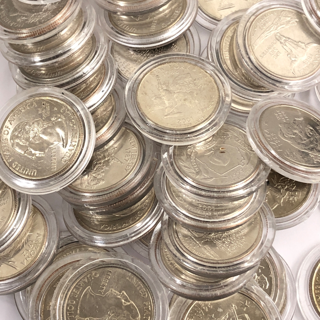 Lot of 50 Uncirculated Commemorative State & America the Beautiful ...