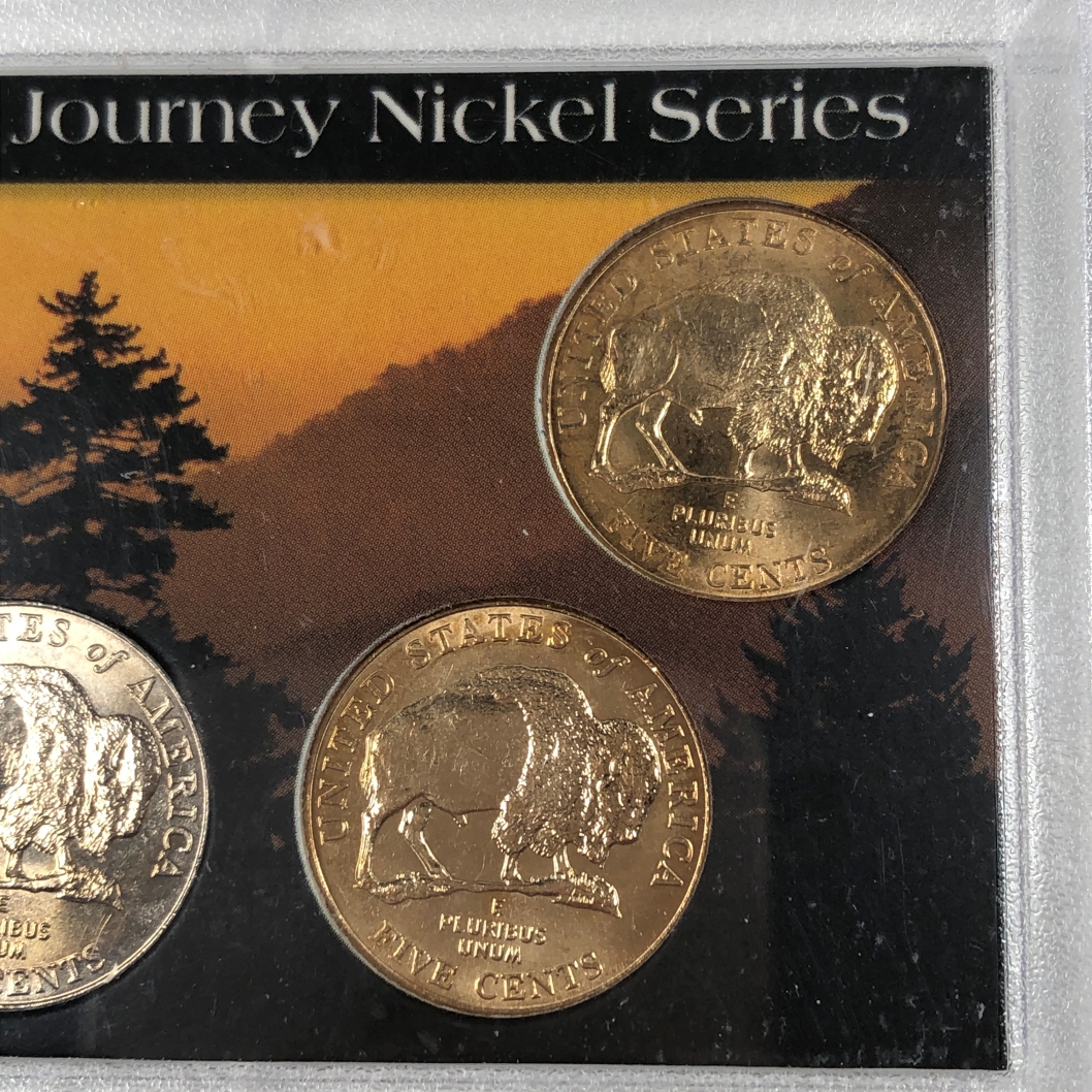 Lot of Four 2005-P & D American Bison Commemorative Jefferson Nickels ...
