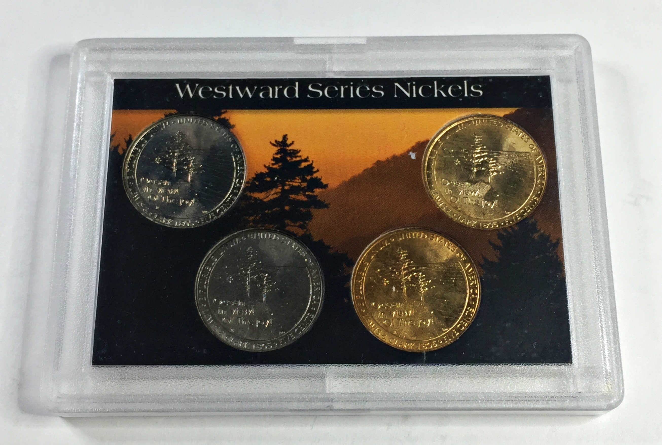 Lot of Four 2005-P & D Ocean in View Commemorative Nickels*Two are 24K ...