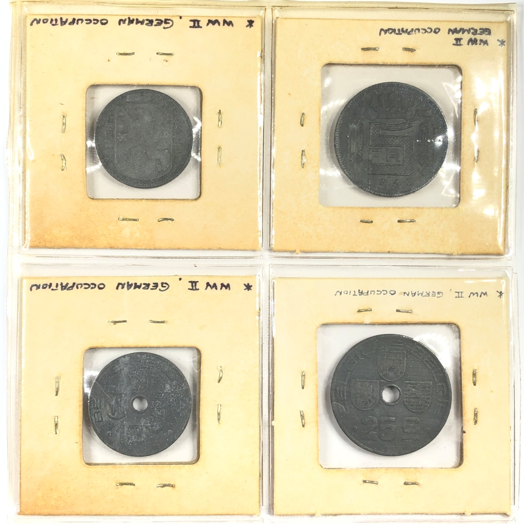 Lot of Four (4) Early to Mid 1900's French Coinage | Property Room