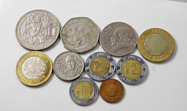 Lot of Ten Mexican Coinage*Various Years, Denominations and Grades ...