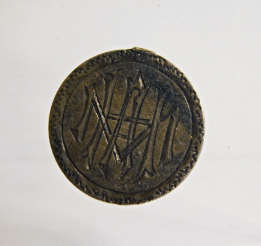 LOVE TOKEN*1875 Silver Seated Liberty Dime*Initials Engraved on Reverse ...