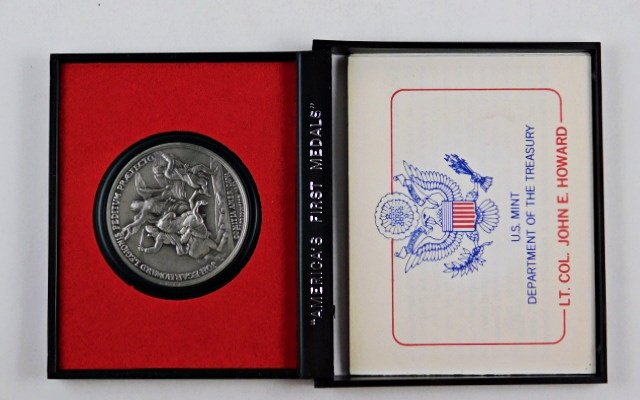 Lt. Col. John E. Howard*America's First Medals*U.S. Minted Pewter ...