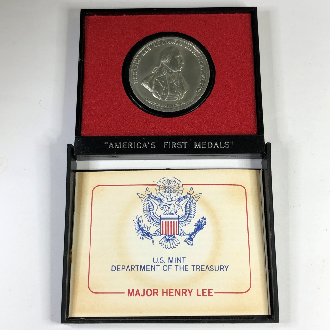 Major Henry Lee Gold Medal Reproduced in US Mint Pewter*1.5" Diameter ...