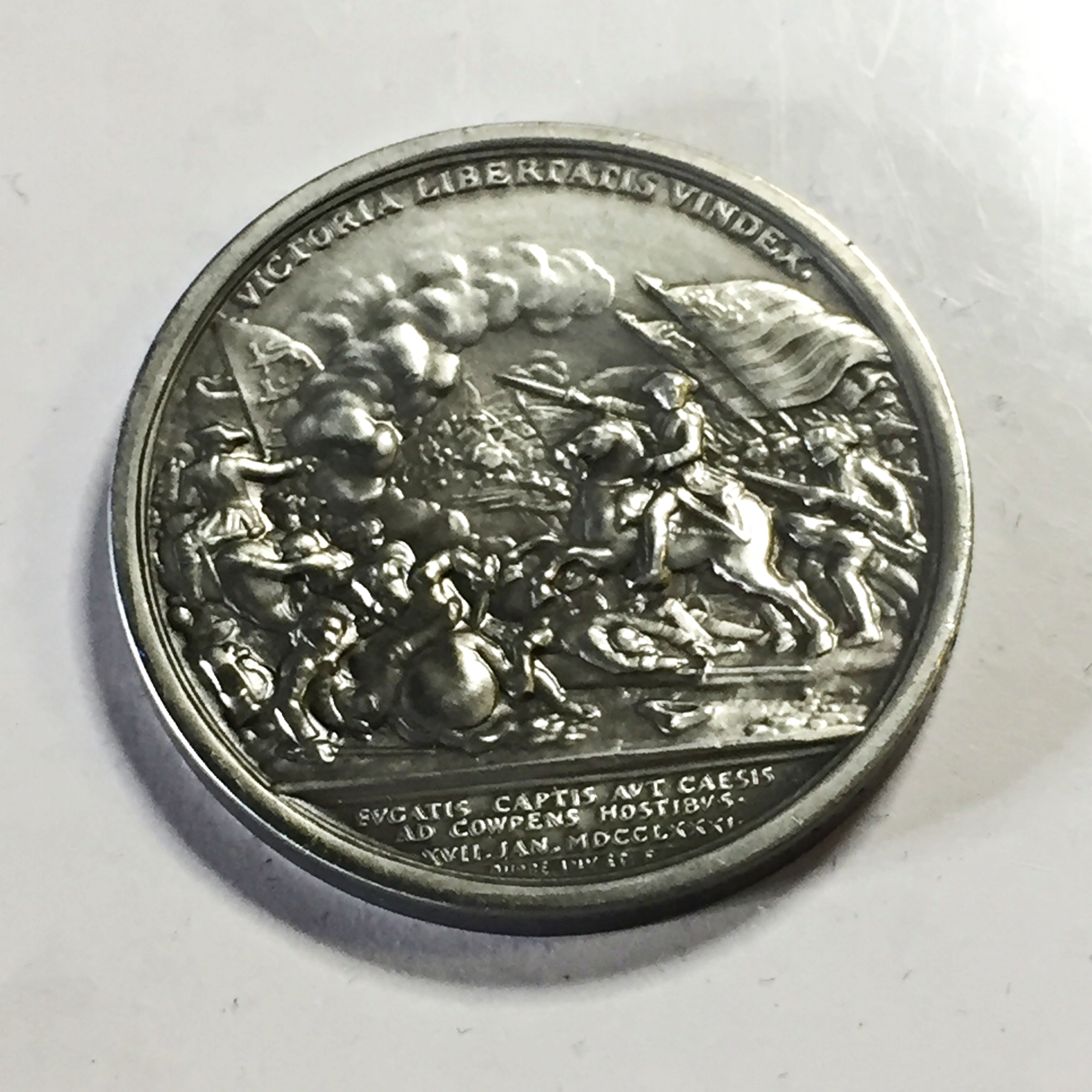 Medal Awarded to Brigadier General Daniel Morgan For Victory at Cowpens ...