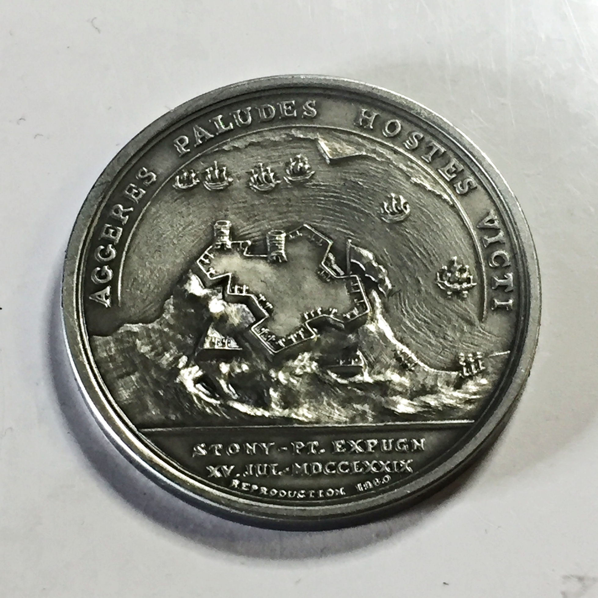 Medal Awarded to Lt. Col. Louis De Fleury For the Storming at Stony ...