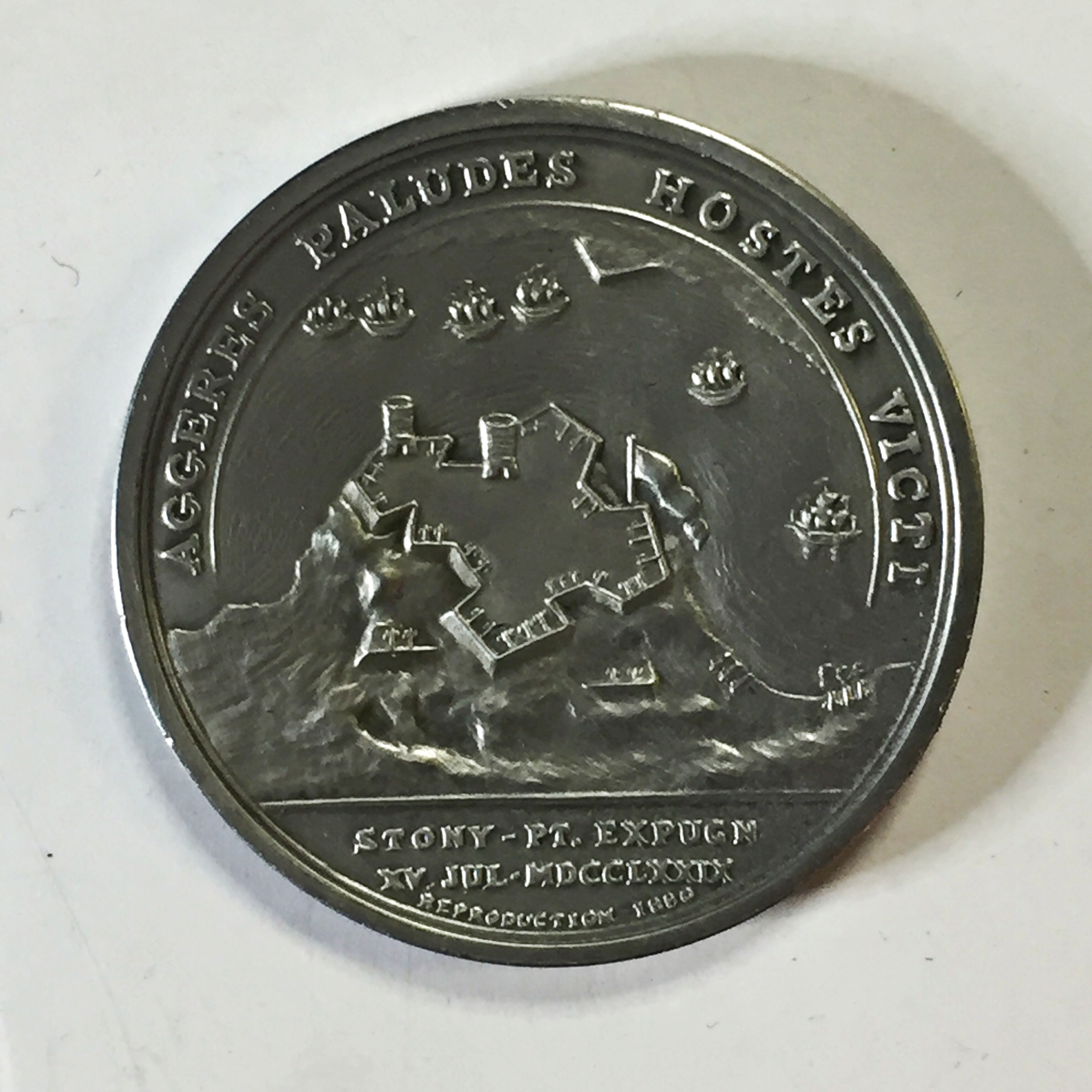 Medal Awarded to Lt. Col. Louis De Fleury For the Storming of Stony ...