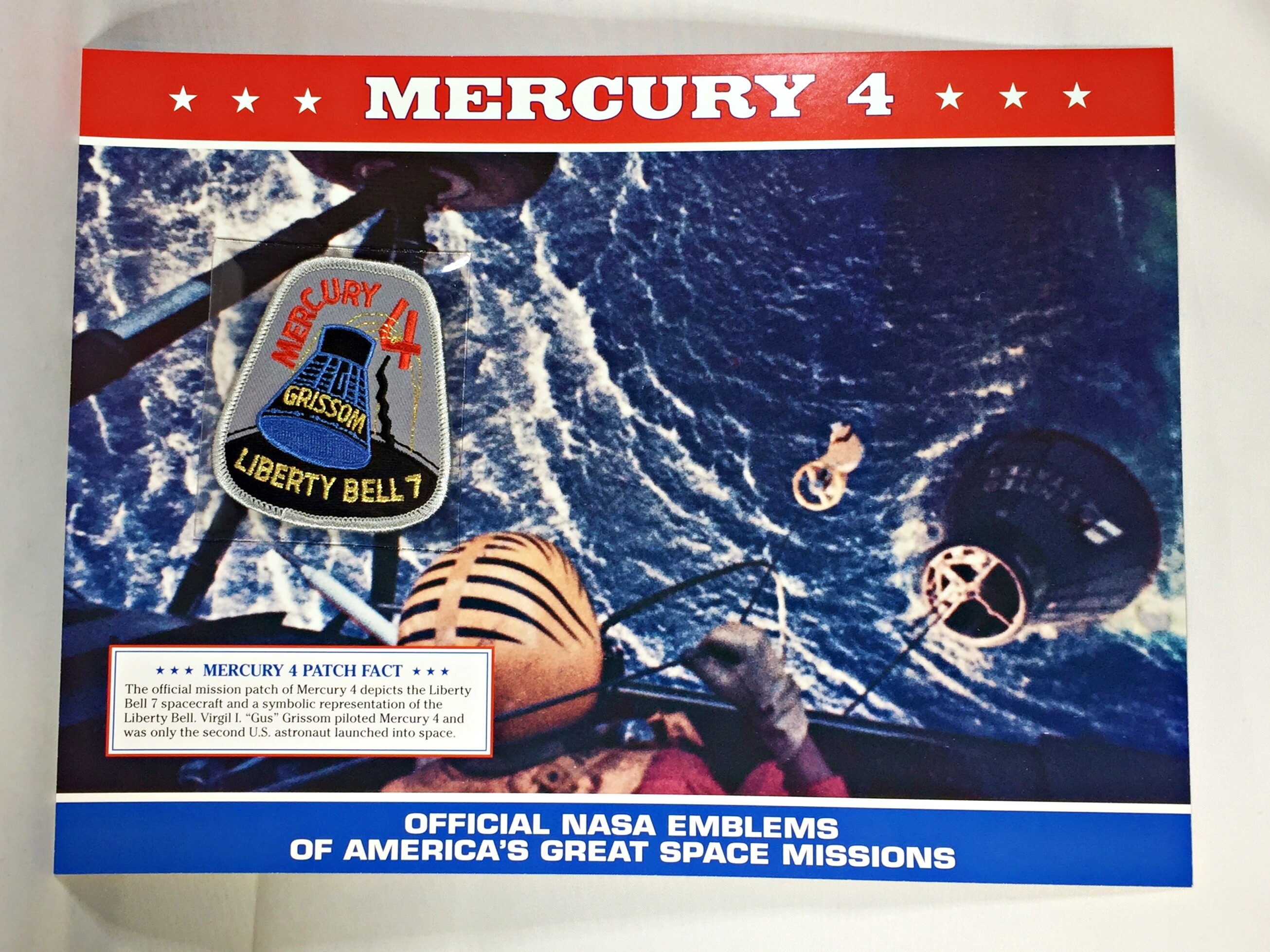MERCURY 4 (Liberty Bell 7) NASA Space Mission Emblem Patch*Encased in 9 ...