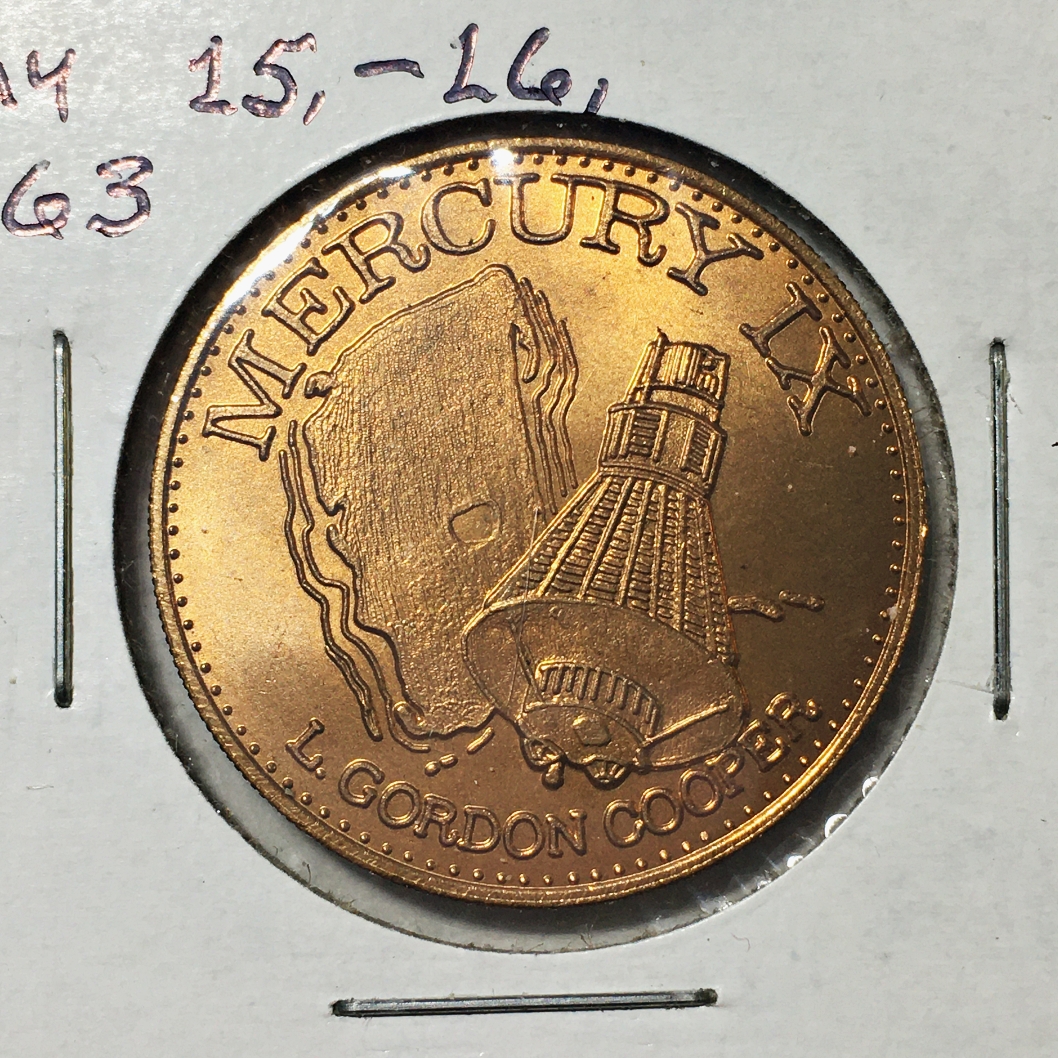 Mercury IX May 15-16 1963 Medal | Property Room