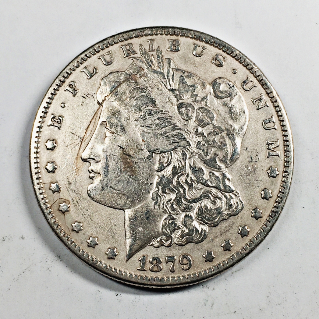 MINT ERROR*1879-S Morgan Silver Dollar*Long Nock Error | Property Room