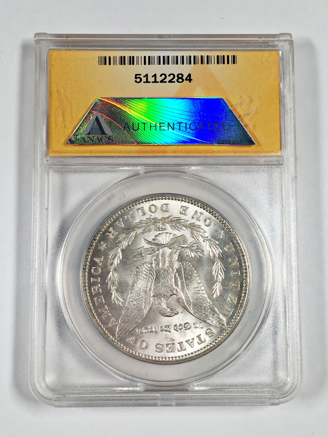 MINT ERROR*1900 Morgan Silver Dollar*Graded MS63 VAM-24 DDR Doubled Wing Top 100 by ANACS ...