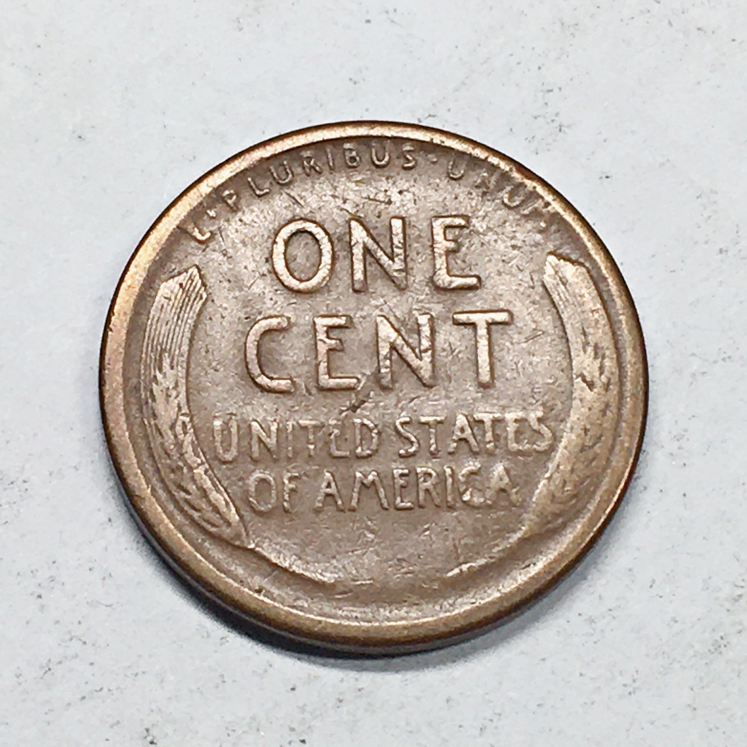 MINT ERROR*1921-S Lincoln Head Wheat Cent*Lamination Error | Property Room