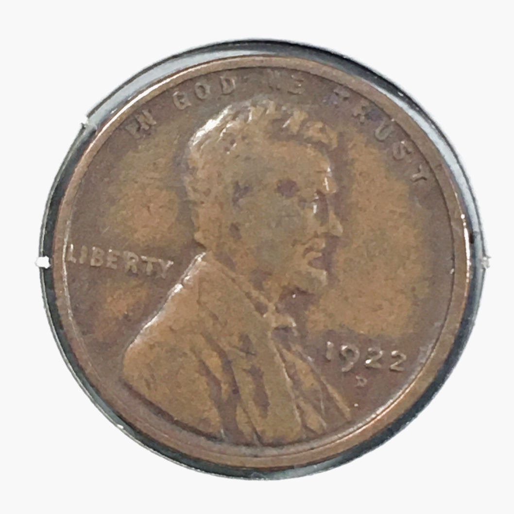 MINT ERROR*1922-D Lincoln Head Wheat Cent*Rotated Die | Property Room