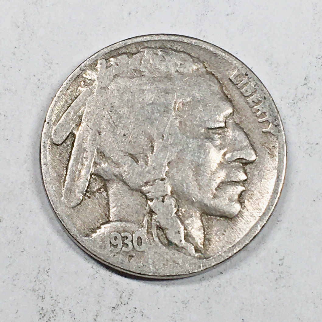 MINT ERROR*1930 Buffalo Nickel*Double Die Reverse*Doubling on "FIVE ...