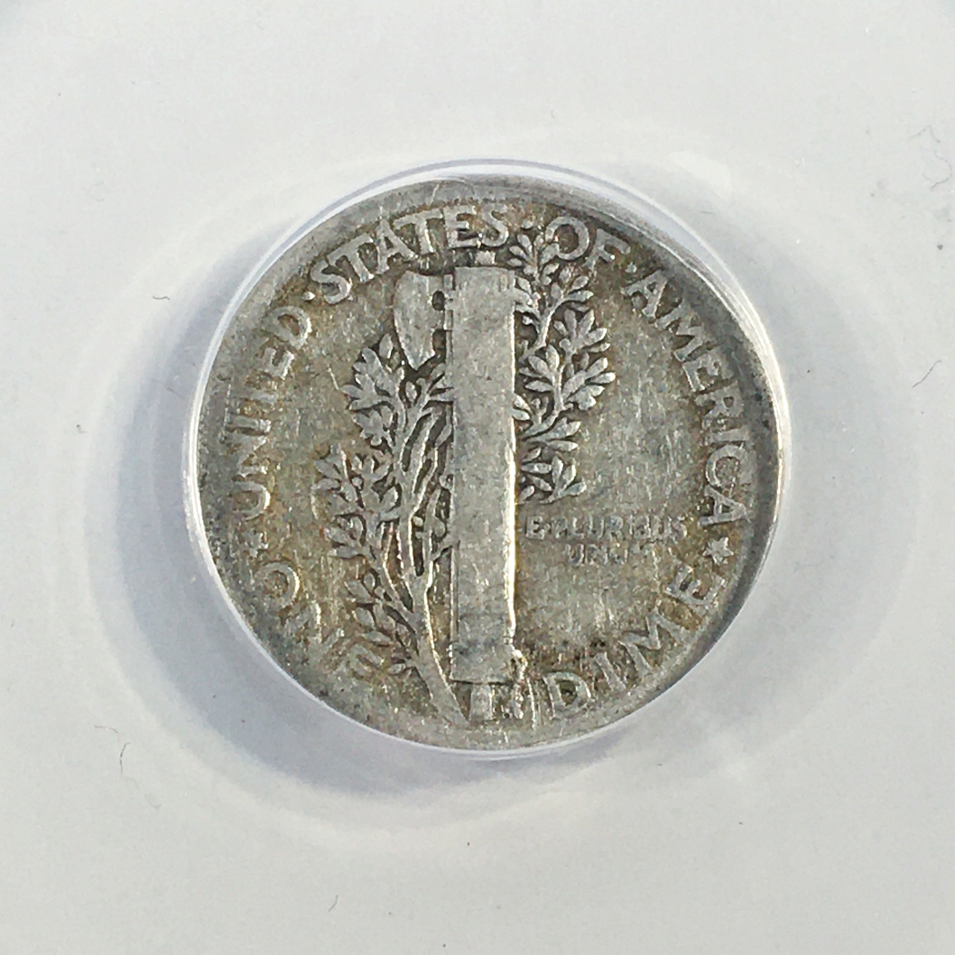 MINT ERROR*1936 Silver Mercury Head Dime*Lamination Error on Reverse ...