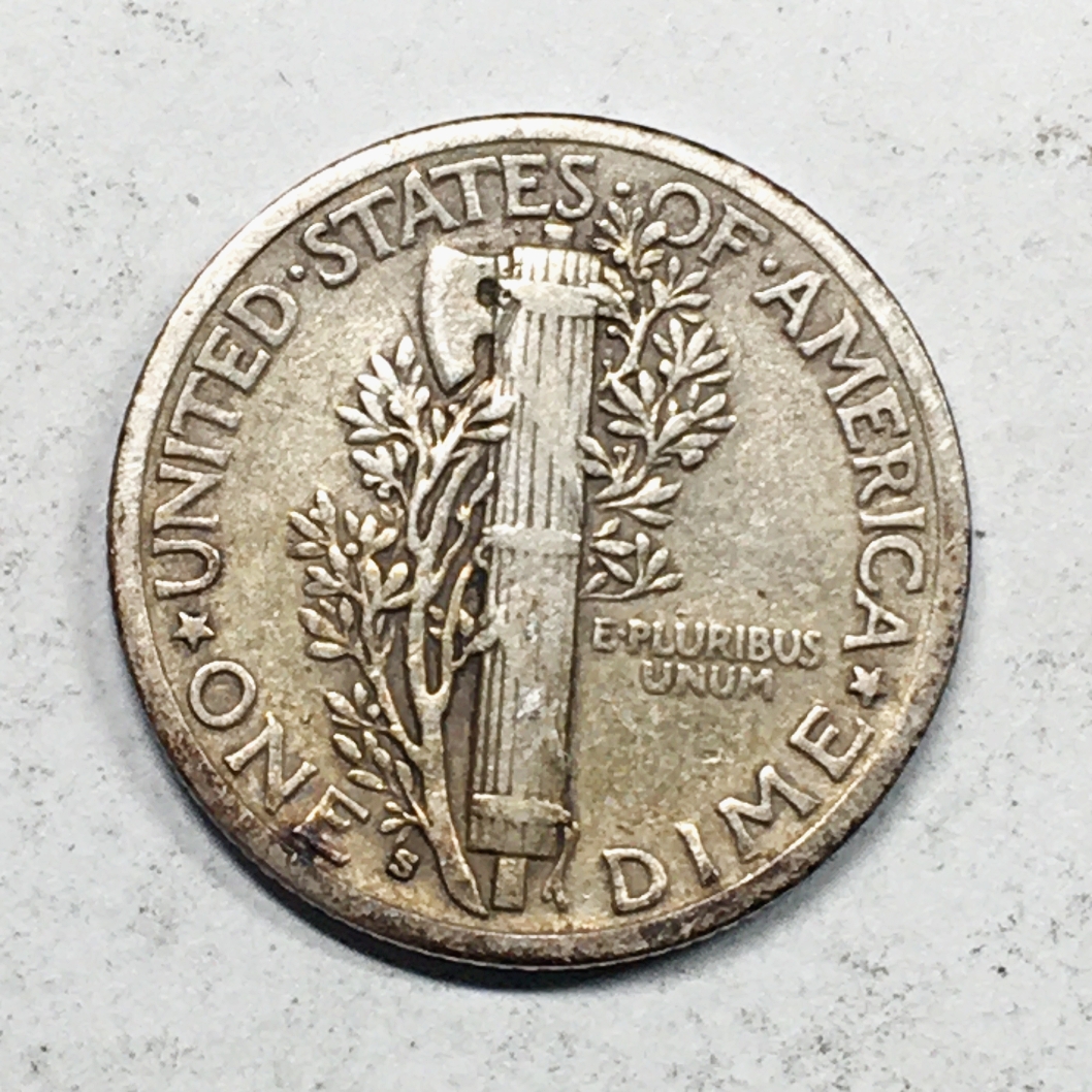 MINT ERROR*1937/1937-S Silver Mercury Head Dime | Property Room