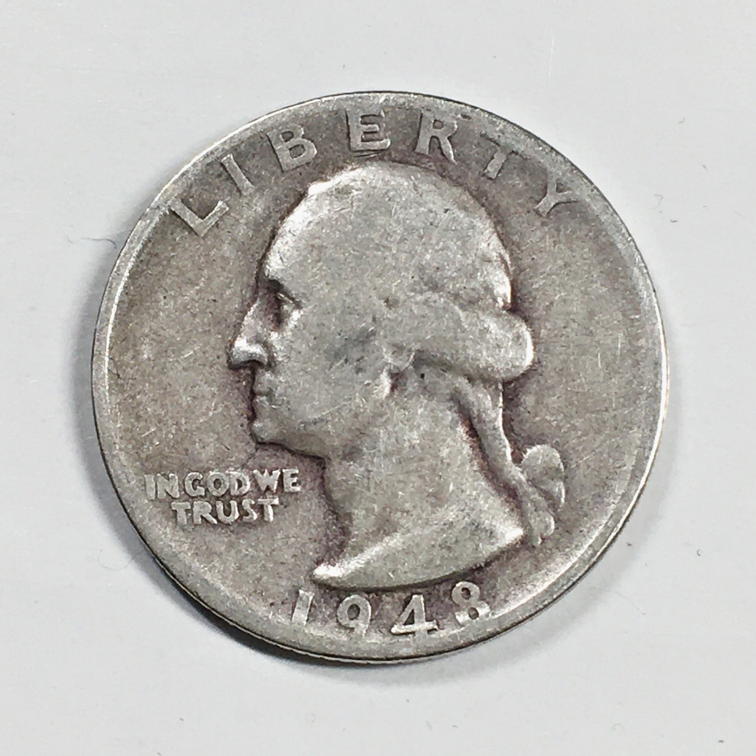 MINT ERROR*1948-S/S REPUNCHED MINT MARK (minor variety) Silver ...