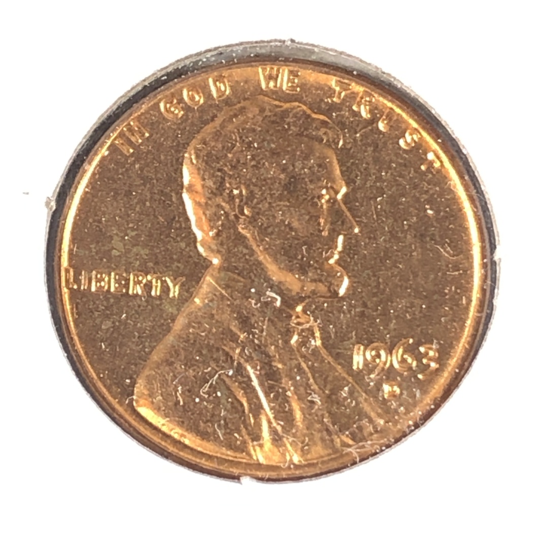 MINT ERROR*1963-D/D Lincoln Head Memorial Cent | Property Room